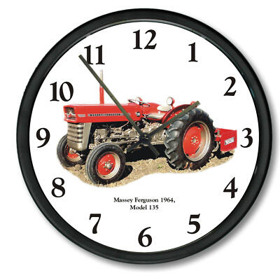 New MASSEY FERGUSON Tractor Clock Model 135 Vintage 1964 Tractor Farmer ...