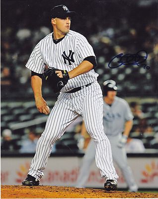 GEORGE KONTOS NEW YORK YANKEES ACTION SIGNED 8x10 | eBay