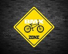 *Aluminum* Bmx Zone Funny Metal Novelty Sign 12"x12" | eBay