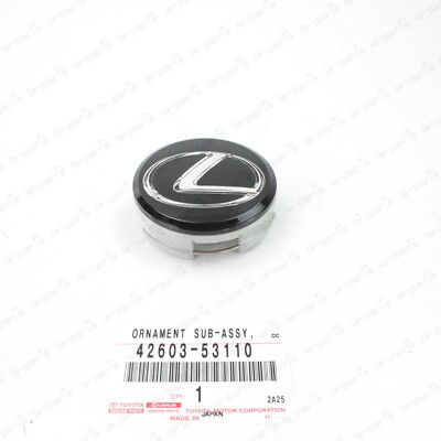 NEW GENUINE LEXUS RX ES IS GS LS LC SPORT BLACK WHEEL CENTER HUB CAP ...