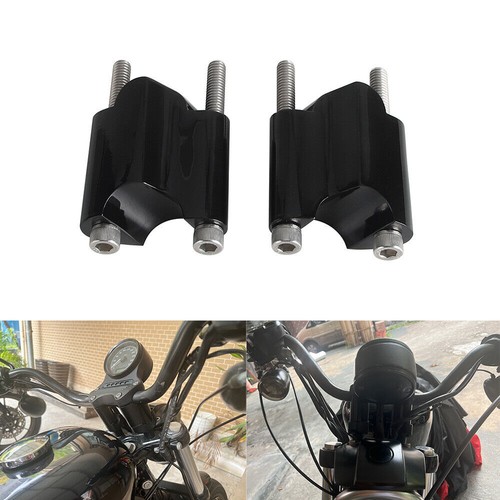 For Harley Forty Eight XL1200X 1'' Bars Motorcycle 2'' Handlebar Riser ...
