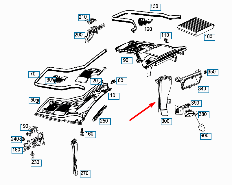 MERCEDES-BENZ C-CLASS W205 Right Drain Valve A2058320500 New Genuine ...