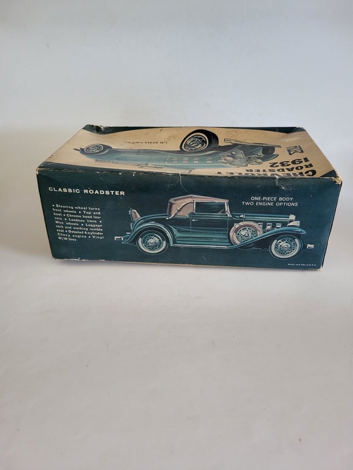 MPC 1932 CHEVROLET ROADSTER BUD ANDERSON MODEL KIT 1/25TH BOXED 302-149 ...