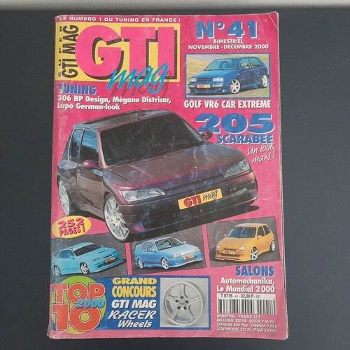 Magazine Super Gti Mag Vintage N°41 Novembre / Décembre 2000 Tuning ...