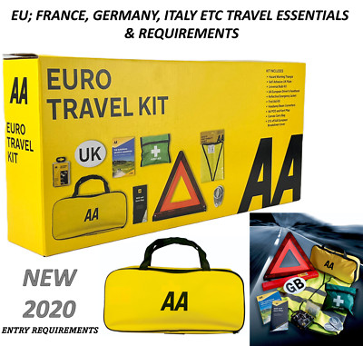 AA Euro Travel Kit - France Spain Italy Germany Driving Legal Entry ...