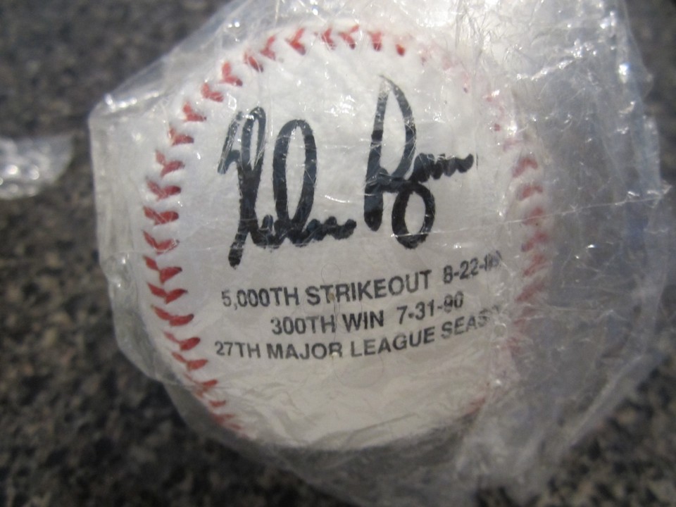 Nolan Ryan 5,000 Strikeout/3B00th Win/ 27th Season Commemorative ...