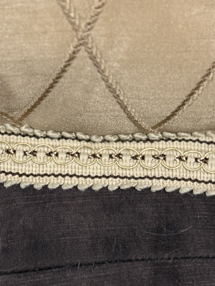 Michael Amini signature bedding collection Pillow 20x20 Gold Cream ...