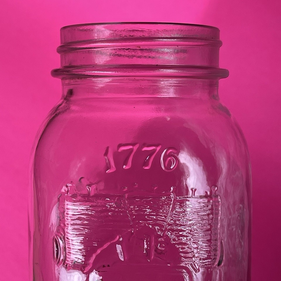 Vintage Rare Quart MASON Collector Jar BICENTENNIAL 1776~1976 Glass ...