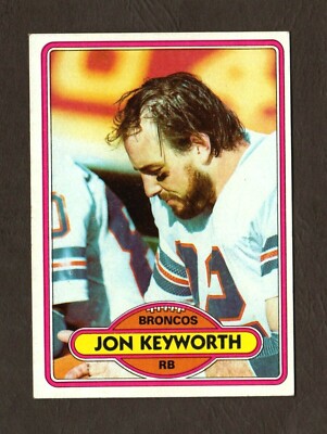 1980 Topps Football Card #22 John Keyworth - Denver Broncos | eBay
