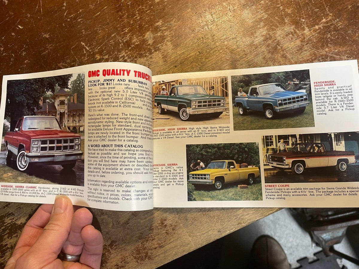 1981 Gmc Truck Brochure