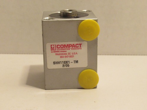 COMPACT AUTOMATION PRODUCTS SHH118X1-TM SHH18X1TM PNEUMATIC CYLINDER ...