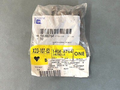 GM OEM NOS 14088764 Flywheel Bolts 10 PCS 1999-2013 Chevy Silverado GMC ...
