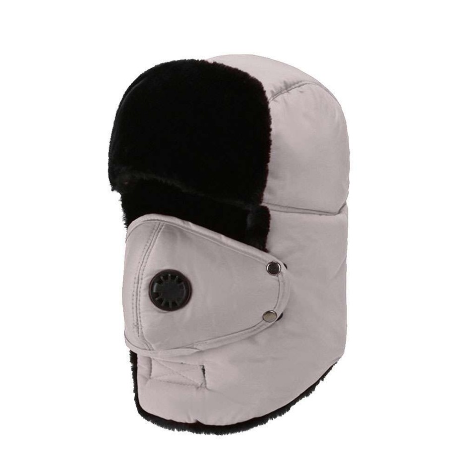 Men Women Winter Warm Hat Snow Ski Mask Cap Ear Flap Thick Aviator Hats ...