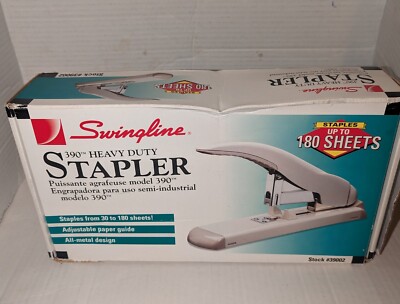 Swingline Model 390 Heavy Duty Stapler. Staples 30-180 Sheets | eBay
