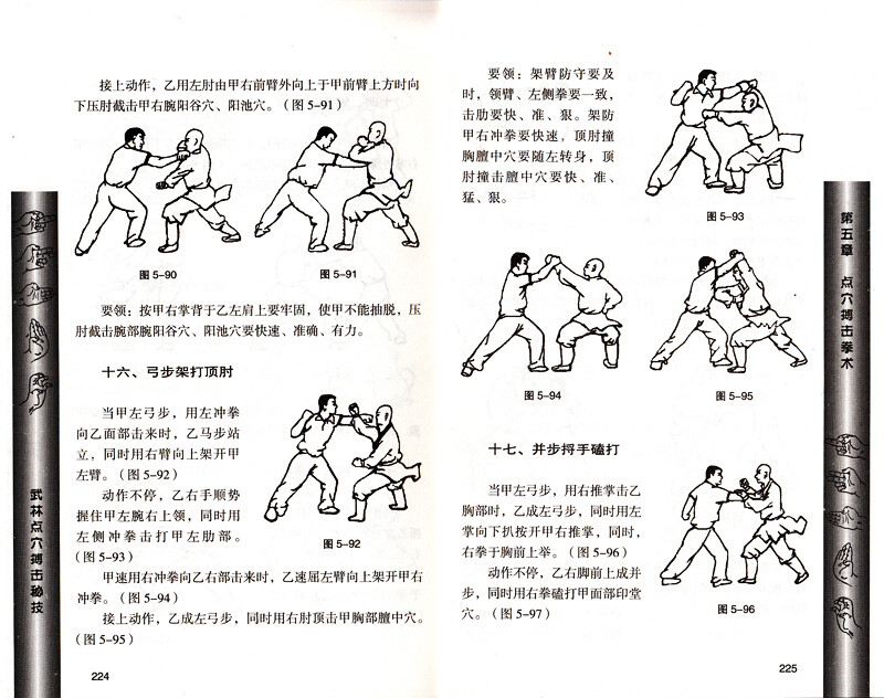 Book of Kung Fu Martial Art Attack a Vital Point Boxing 武林点穴搏击 with ...