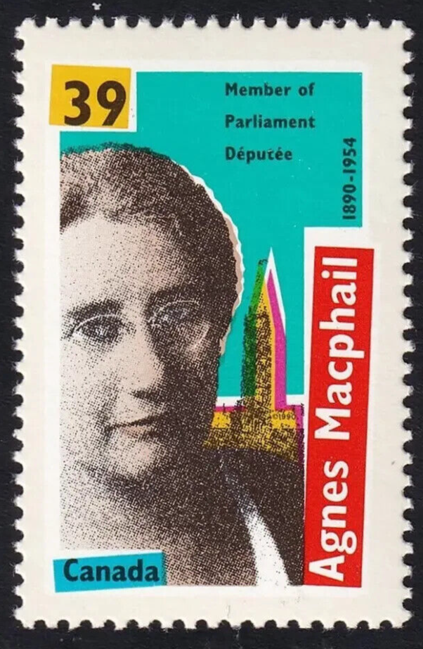 CANADA - 1990 - Agnes Macphail, First Woman/Elected Parliament - MNH ...