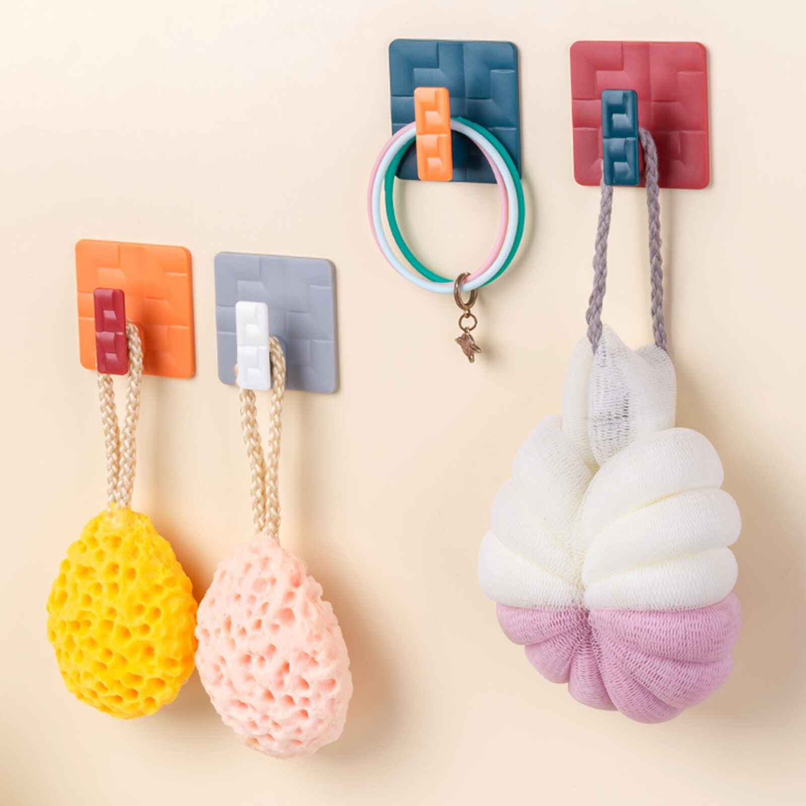 Cute Strong Holder Wall Mount Hook Seamless Sticker Home Kitchen ...