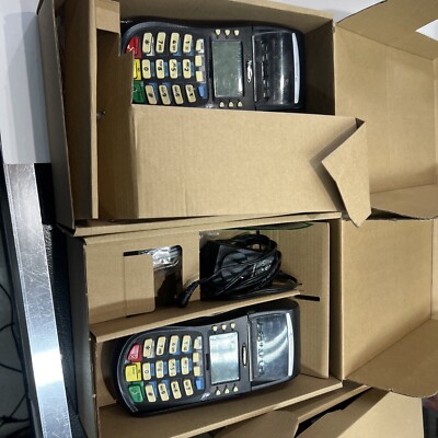 2 Hypercom Optimum T4220 Credit Card POS Terminal Reader | eBay