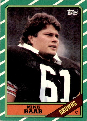 1986 TOPPS MIKE BAAB* CLEVELAND BROWNS #192 | eBay