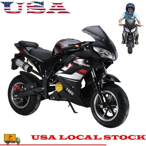 49cc 4-Stroke Mini Pocket Motorcycle Bike Moto Racer Gas Off Road Dirt ...