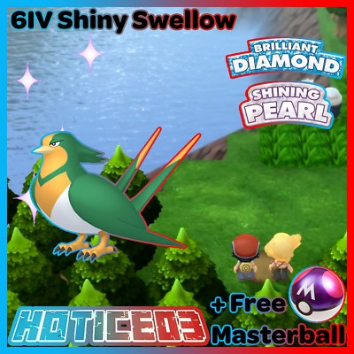 6IV Shiny Swellow Pokemon Brilliant Diamond Shining Pearl | eBay