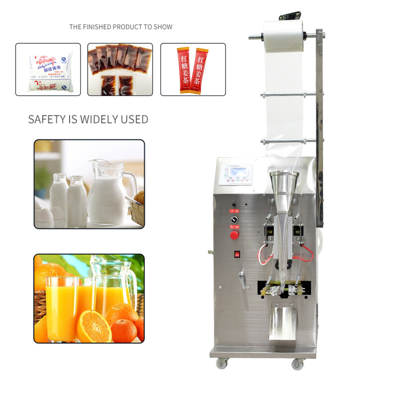 500ml Sachet Filling Machine Water Ice Pop Packing Machine Back Seal ...