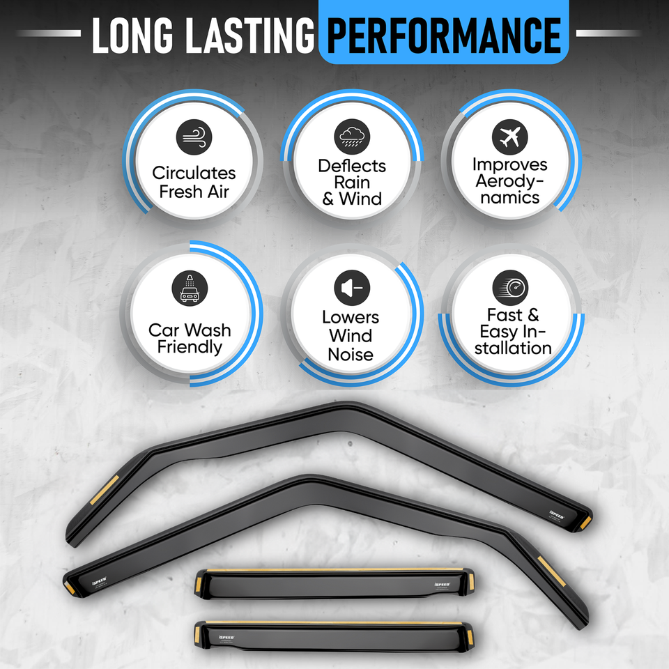 ISPEED Wind Deflectors for Range Rover Evoque MK1 2011-2018 5-Door SUV ...