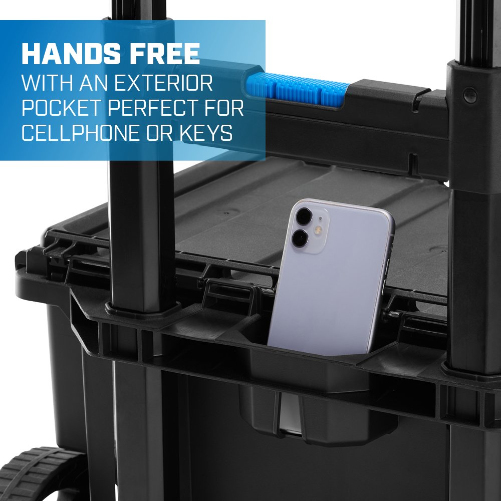 3-in-1 Detachable Mobile Tool Storage Organizer Box Rolling Stack ...