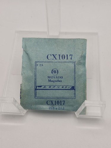 G-S Watch Crystal CX1017 Movado Magnifier 25.0X23.3 | eBay
