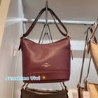 NWT COACH Jude Duffle bag Leather CBH18 Dark Wine | eBay