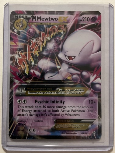 Pokemon Card - Mega-Mewtwo-EX Holo (64/162) - XY Breakthrough - NM | eBay