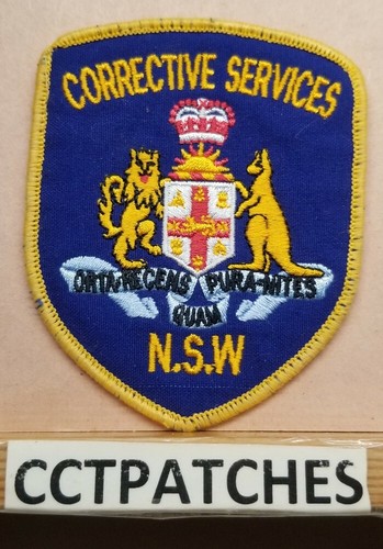 NEW SOUTH WALES, AUSTRALIA CORRECTIVE SERVICES (POLICE) SHOULDER PATCH ...