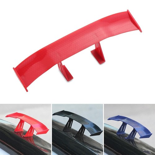 No Punching Car Rear Spoiler Carbon Look Tail Wing Universal Mini Wings ...