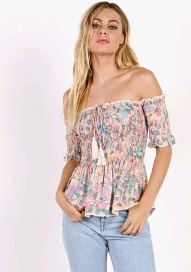 Spell & the Gypsy Collective Designs Sayulita Ruched Smocked Cami Top ...