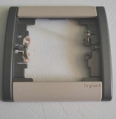 LEGRAND SAGANE Plaque Beluga Bronze Gris 85130 pour Interrupteurs ou ...