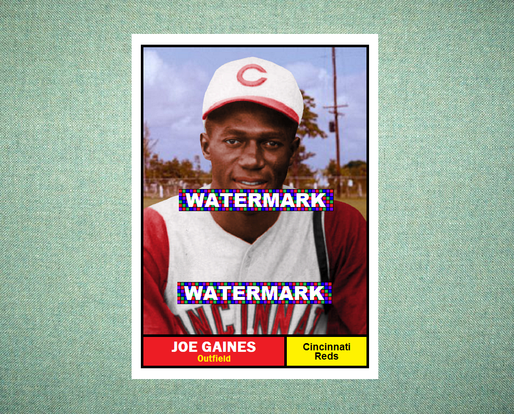Joe Gaines Cincinnati Reds 1961 Style Custom Baseball Art Card | eBay