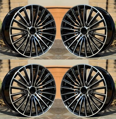 19" Wheels For Mercedes S550 S500 S430 E320 CL500 19x8.5 / 19x9.5 Rims ...