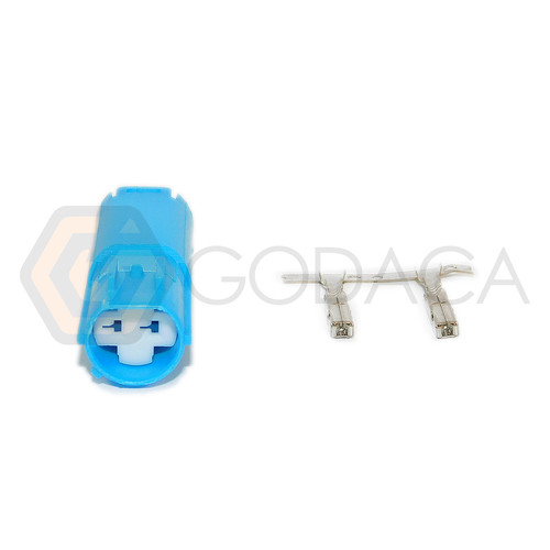 1x Connector 2-way for Renault Crankshaft Position Sensor 23798-00Q0B w ...