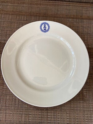 Jackson China restaurant Diner Ware 9" Plate Blue Victorian Lady | eBay