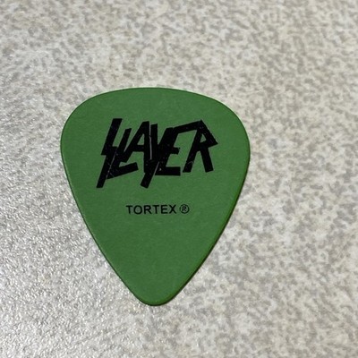 Slayer Gary Holt Tour Guitar Pick Green | eBay