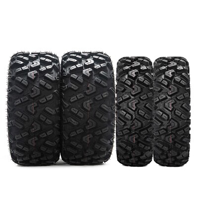 Set 4 25" ATV Tires 25x11-12 25x8-12 UTV Tires 25x8x12 25x11x12 Mud All ...