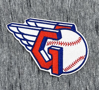 CLEVELAND GUARDIANS EMBROIDERED IRON ON PATCH 2.00” X 3.25” FREE ...