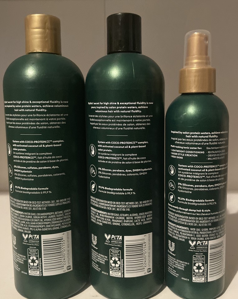 Tresemme Pro Infusion Fluid Volume System Shampoo, Conditioner & Tonic ...