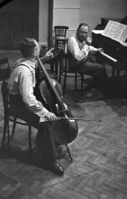 1957 French Cellist Pierre Fournier OLD PHOTO | eBay