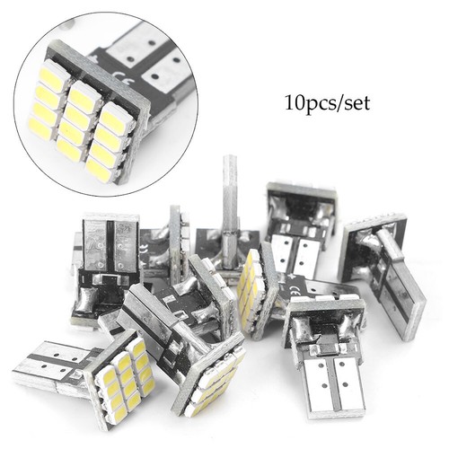 10x T10 1206 12 SMD Car Map Reading Lamp Bulb turn signal indicator ...