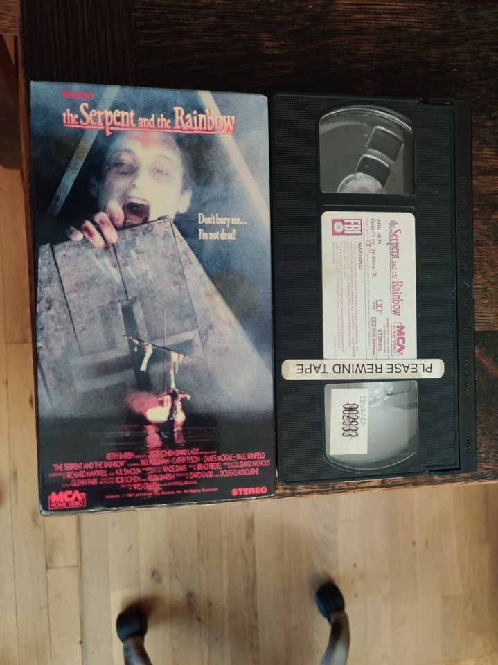 The Serpent and the Rainbow (VHS, 1990) 96898077231 | eBay