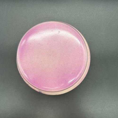 Vtg Purple Iris Pottery Storage Jar by David Enna of Oregon Airbrushed ...