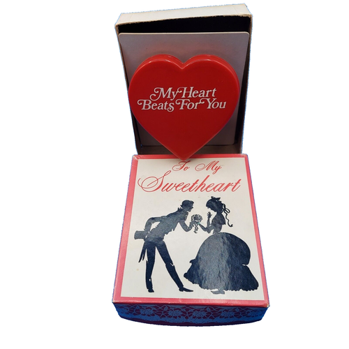 VTG To My Sweetheart Wind Up Beating Heart Valentine's Day Gift ...