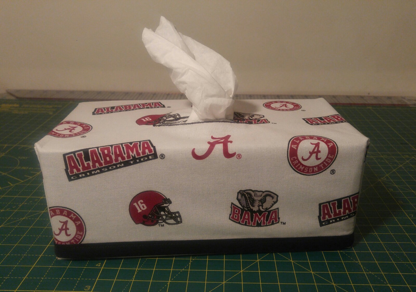 NCAA Alabama Crimson Tide Tissue Box Cover (rectangle) Handmade | eBay