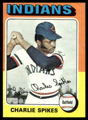 1975 Topps #135 Charlie Spikes Cleveland Indians NR-MINT | eBay